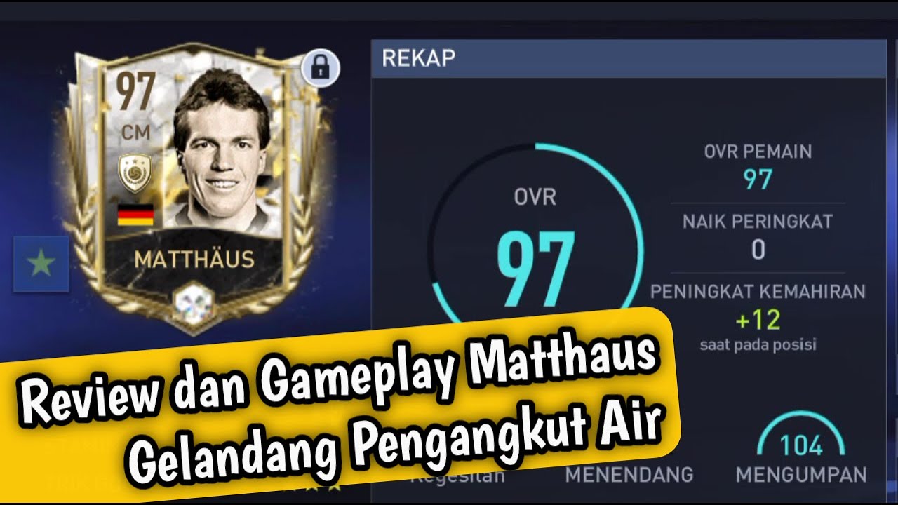 Review Gameplay Matthaus Fifa Mobile - YouTube
