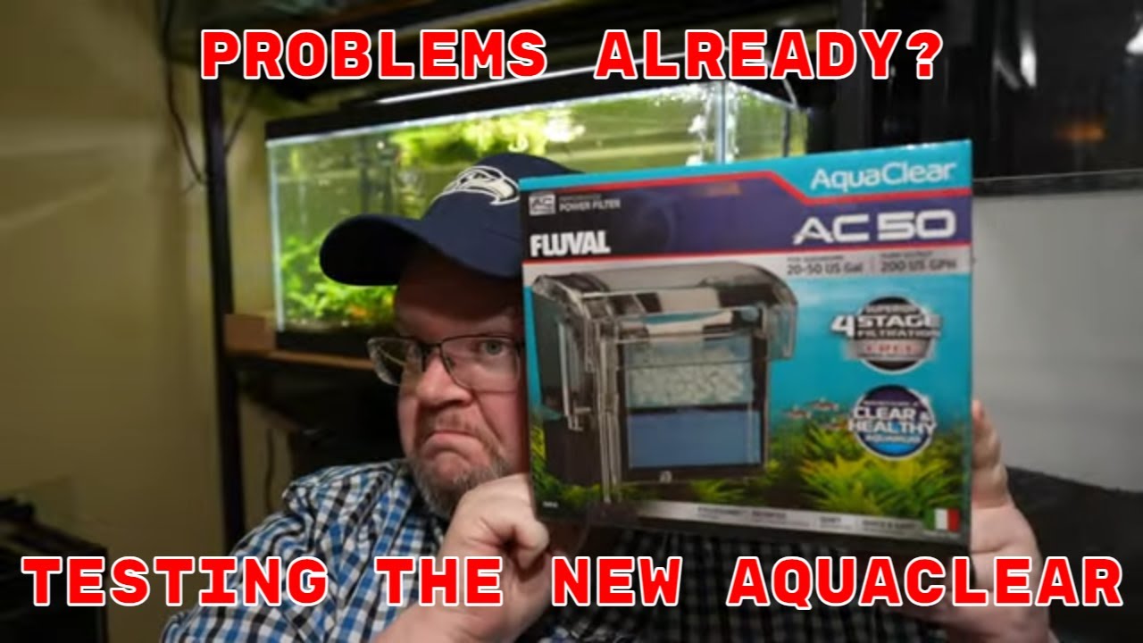 Problems With New Aquaclear Already?! Setting Up My Aquaclear 70 for ...