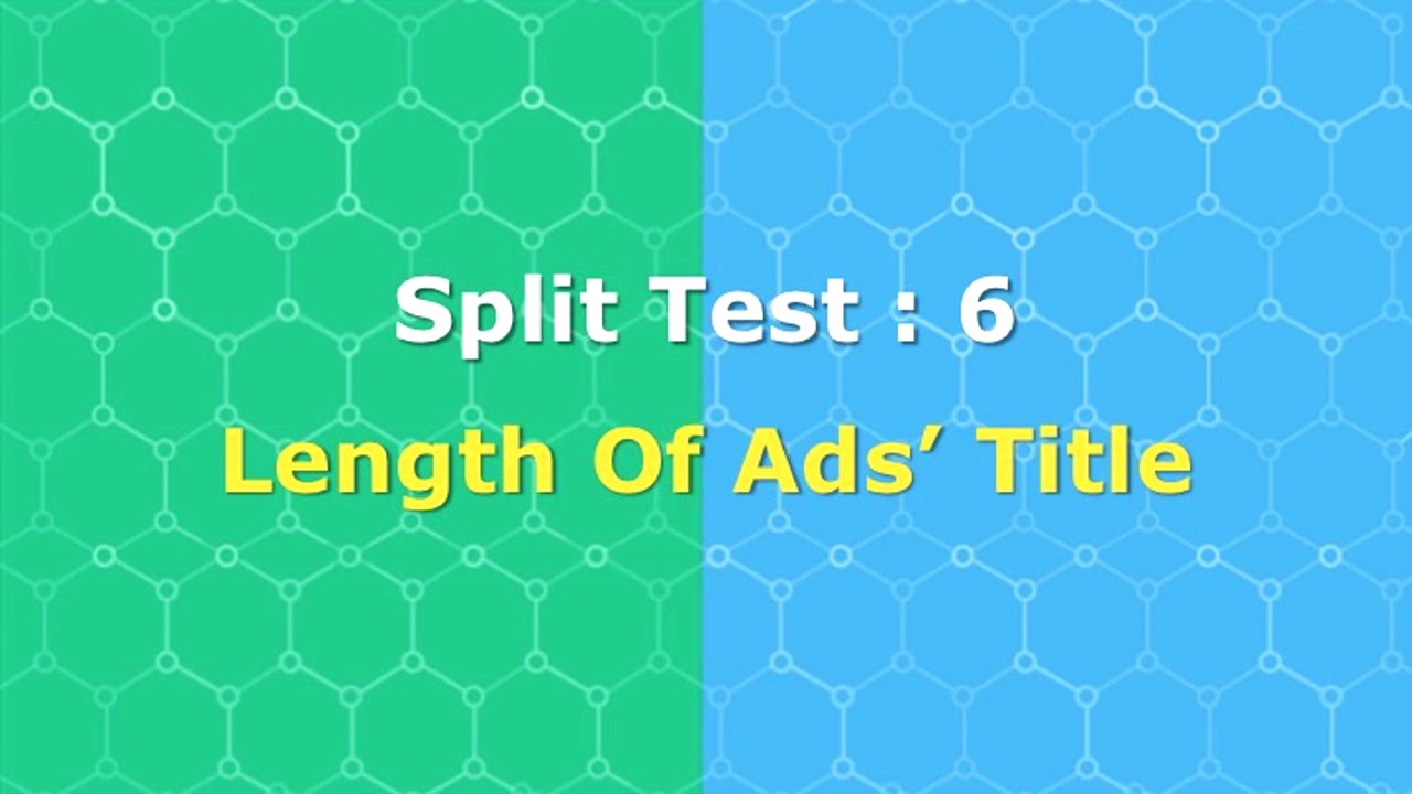 How to Split Test Fb Ads - YouTube