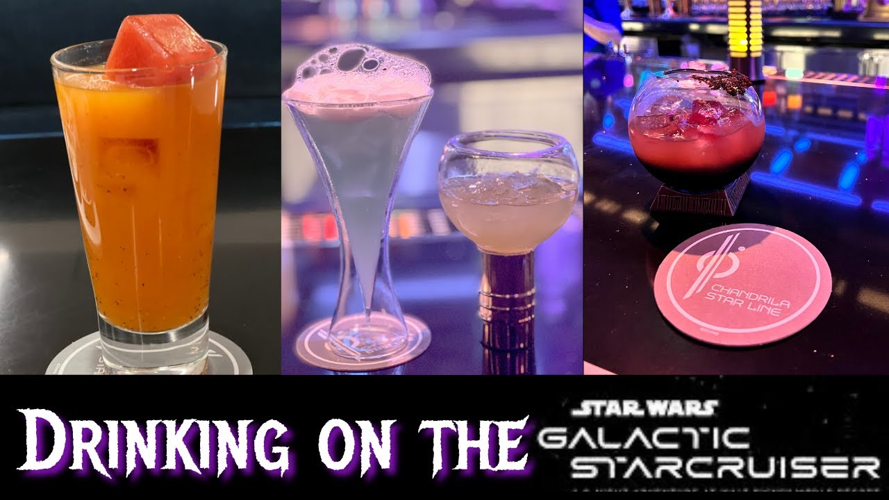 Drinks on the Galactic Starcruiser | Halcyon Cocktails | Star Wars ...
