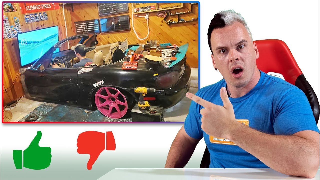 Pro Drifter Judges Sim Drifting Rigs! - YouTube