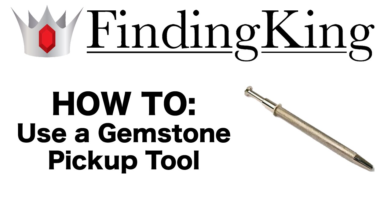 How To Use a Gemstone Pickup Tool - YouTube