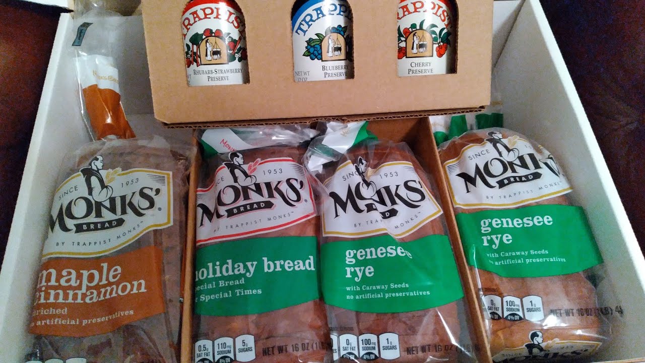 Monks' Bread Order Unboxing Gift Pack Abbey of the Genesee - YouTube