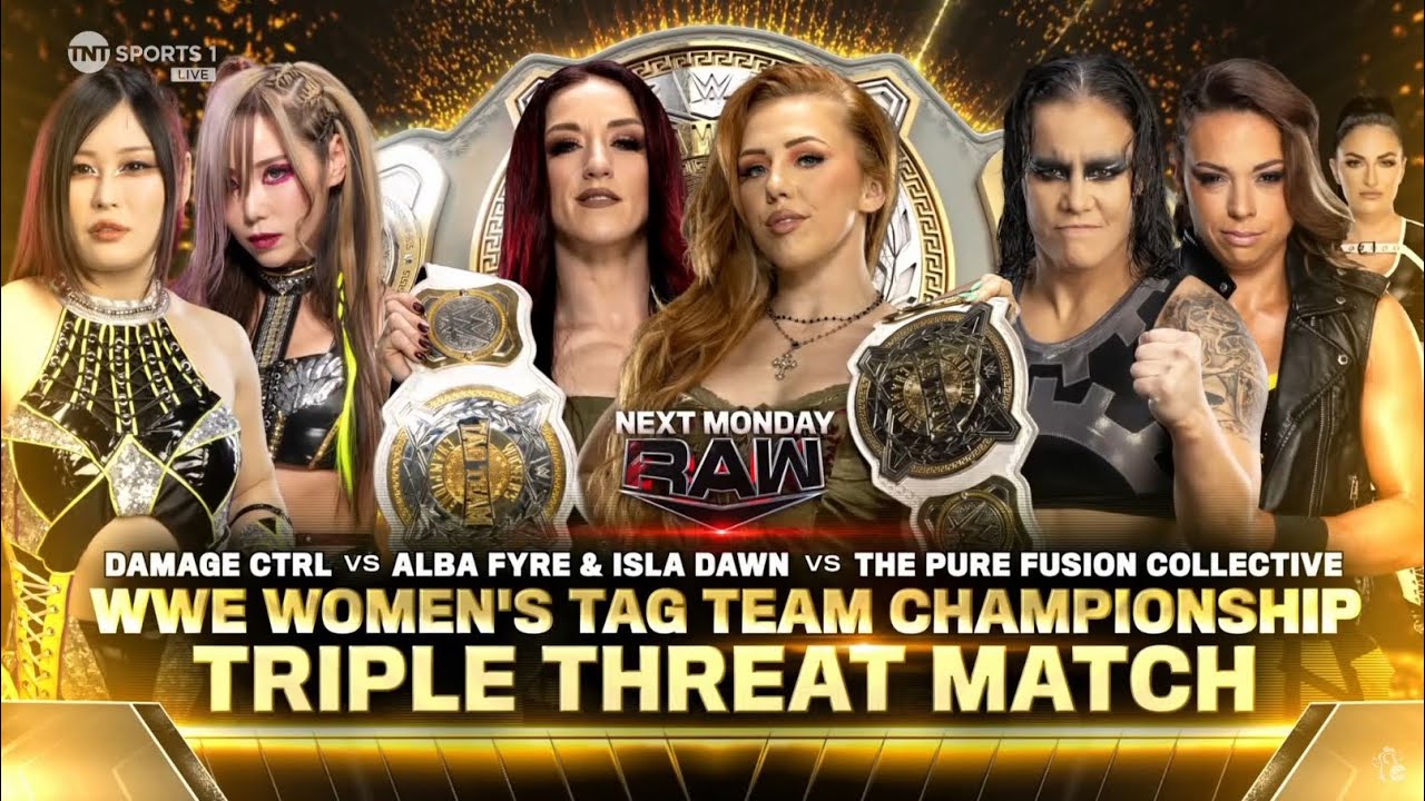 Alba Fyre & Isla Dawn vs Damage CTRL vs The Pure Fusion Collective (2/2 ...