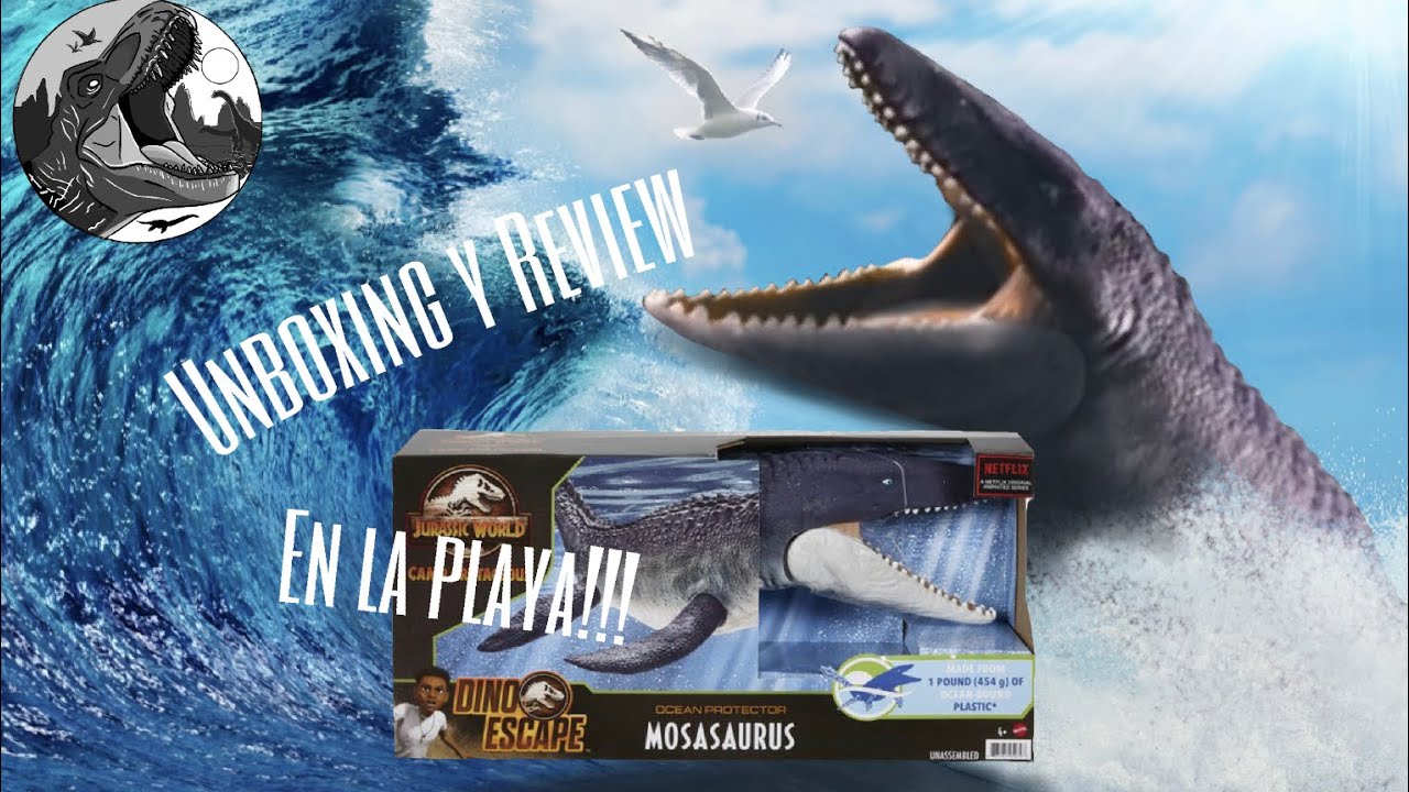 Unboxing y Review: Ocean Protector Mosasaurus en la playa🏝 (Dino Escape ...
