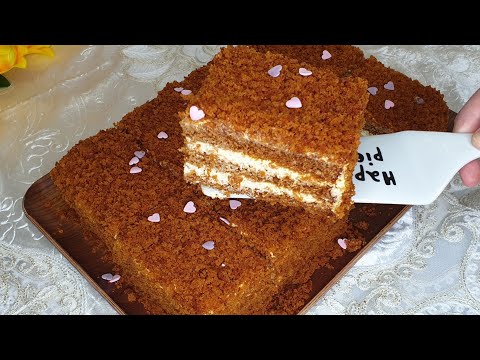 Meşhur balli pasta tarifim🍯