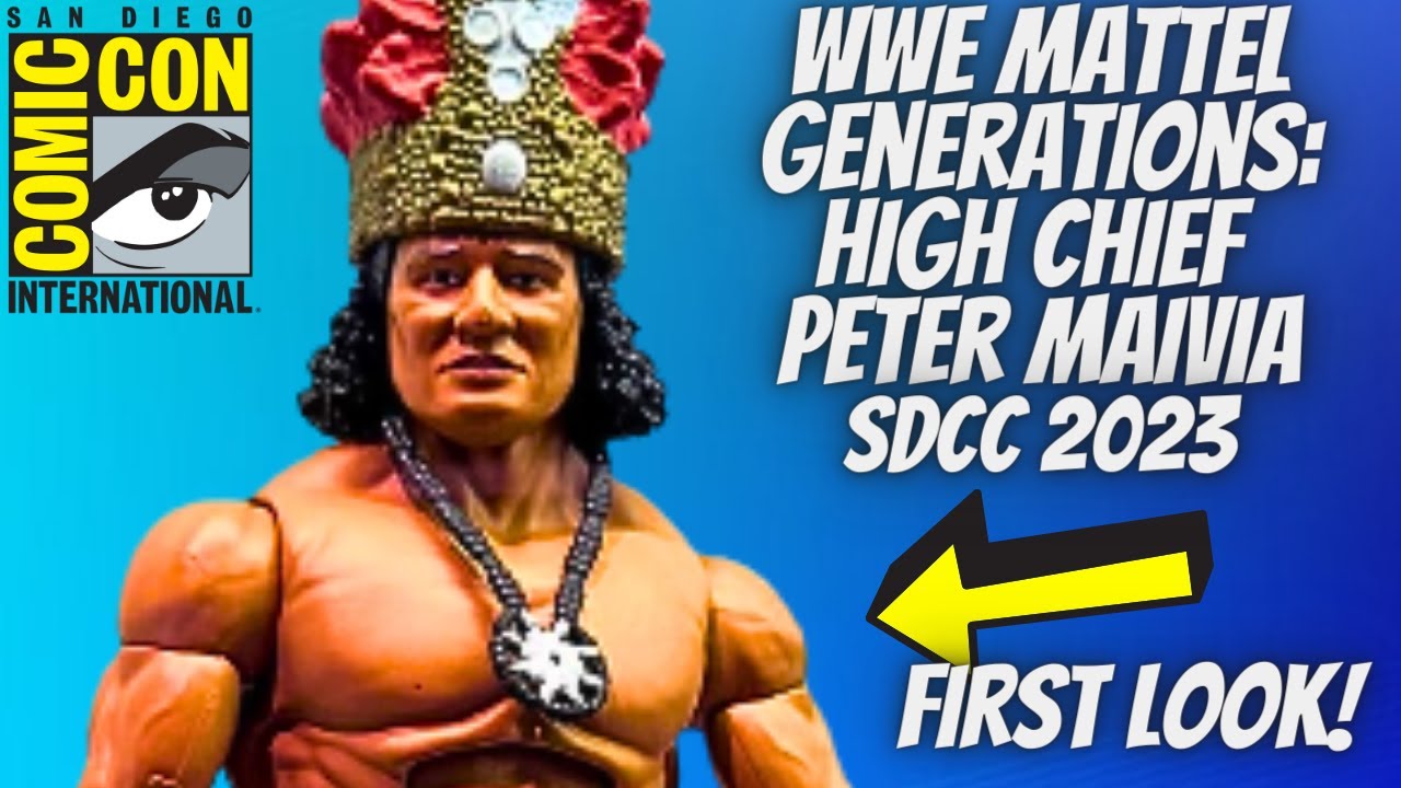 WWE Mattel Generations High Chief Peter Maivia Figure First Look! SDCC ...