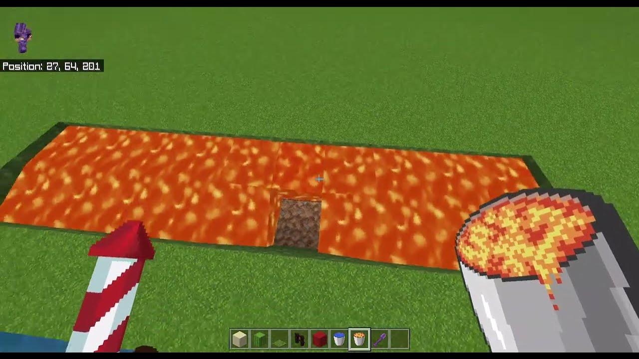 How to make large infinite cobblestone generator in minecraft - YouTube