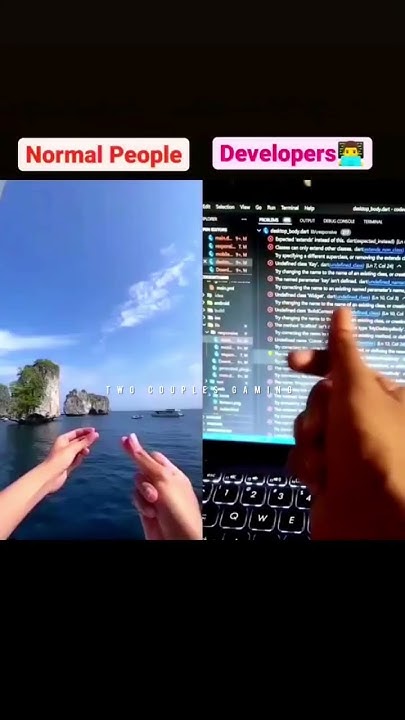 Normal People Vs Developershorts Shortcybersecurityhacker Codinglifetrending Viral