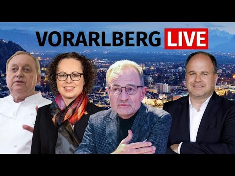 Vorarlberg LIVE mit Armin Fidler, Alfons Schuhbeck und Christine Schwarz-Fuchs