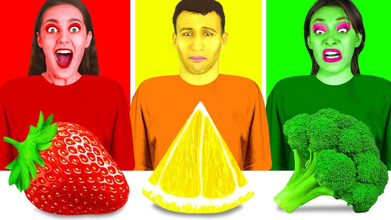 Food of The Same Colors Challenge | Funny Challenges by DoDo - YouTube