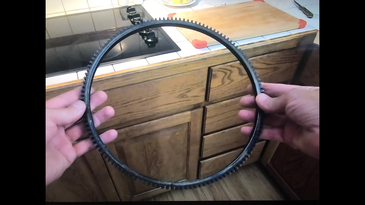1st try at changing a flywheel ring gear, well 1 and a half.... - YouTube