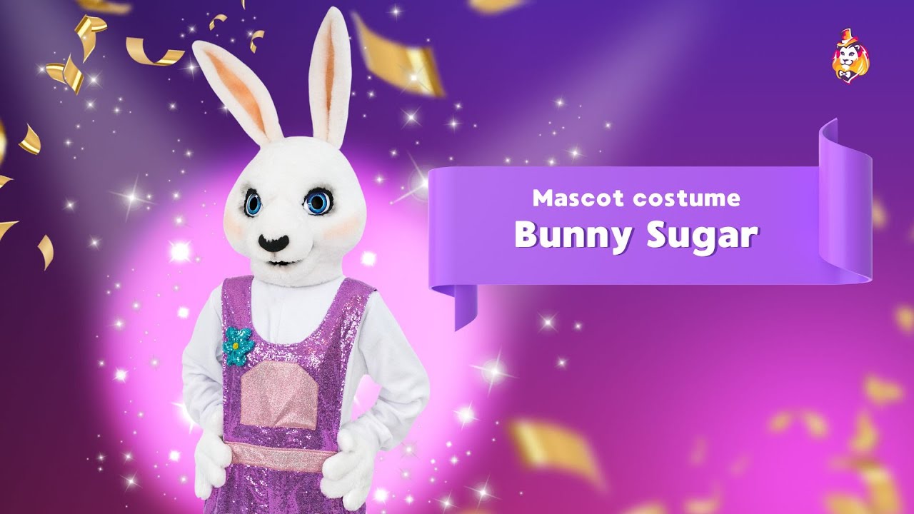 Bunny Sugar Mascot Costume - YouTube