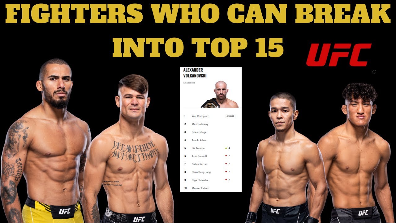 Top UFC Prospects who will break into the Top 15 Rankings in 2024 - YouTube