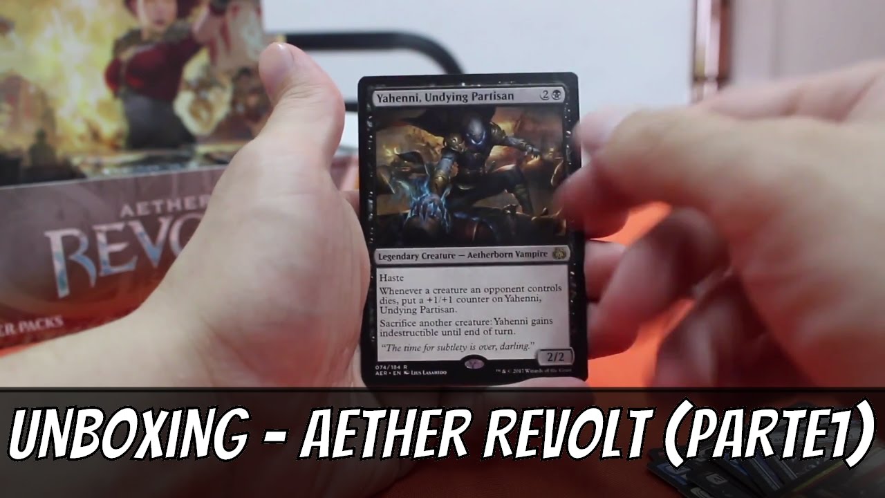 Unboxing | Booster Box - Aether Revolt (box2 parte1) - YouTube