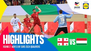 Georgia vs Hungary | Round 2 | Men's EHF EURO 2024 Qualifiers by @The ...