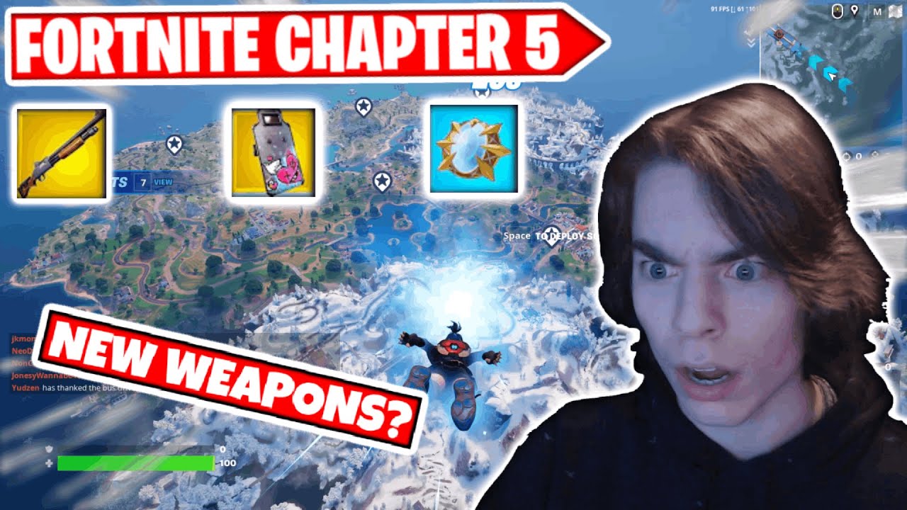 Fortnite Chapter 5 Is HERE! New WEAPONS, MAP, and MORE! - YouTube