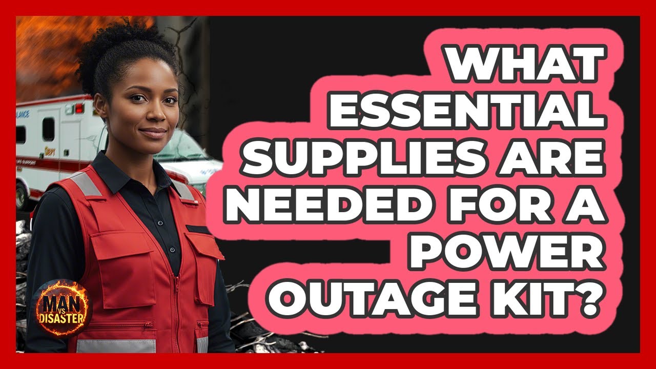 What essential supplies are needed for a power outage kit? - YouTube