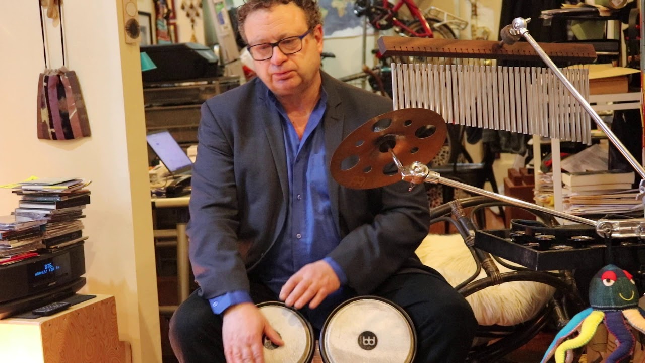 Drpfunk (Peter Fraenkel, PhD) Playing Percussion on Harvest for the ...
