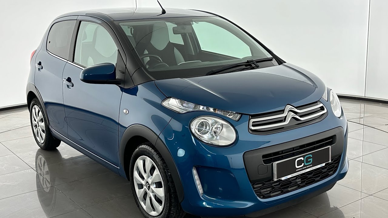Blue | Citroen C1 | Urban Ride Manual - YouTube