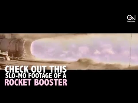 Slow Motion of NASA Rocket Booster | GineersNow - YouTube