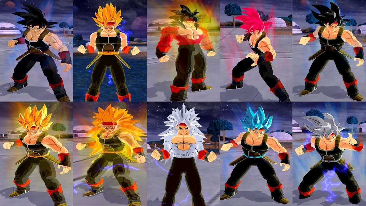 xeno bardock all forms | Dragon Ball Z Budokai Tenkachi 3| MOD - YouTube