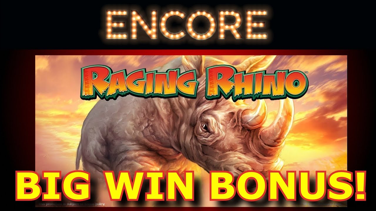 BIG WIN! RAGING RHINO SLOT MACHINE AT PALAZZO - YouTube