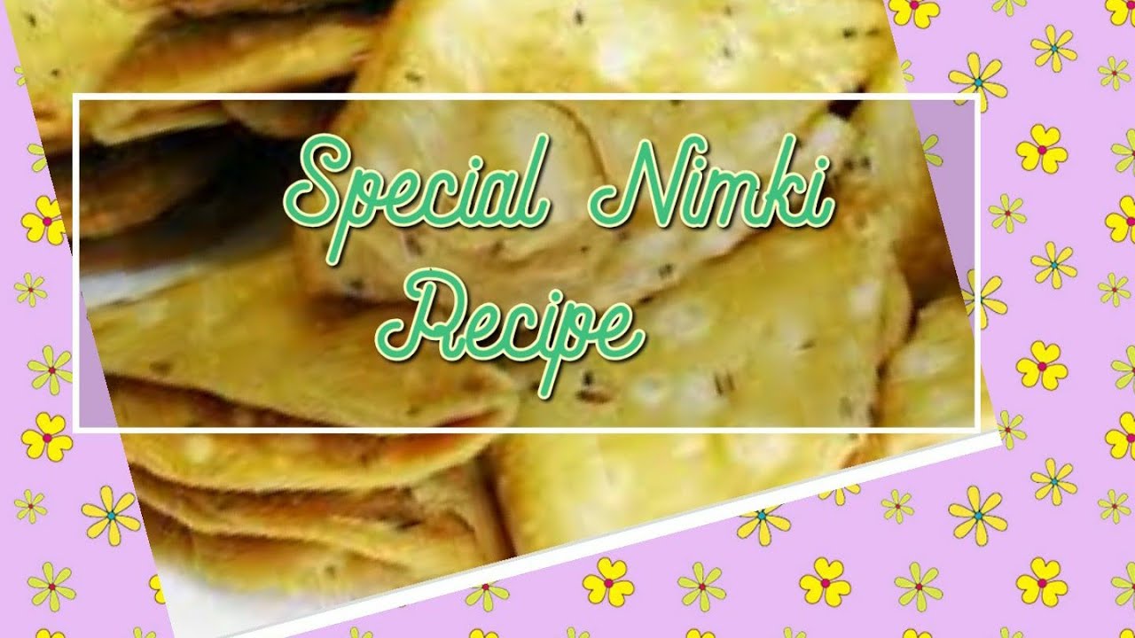 Nimki Recipe Video- Crispy Nimki Namkin || Tea time Snacks recipe - How ...