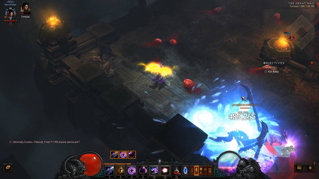 Diablo 3 Reaper of Souls Adria Fight Wizard - YouTube