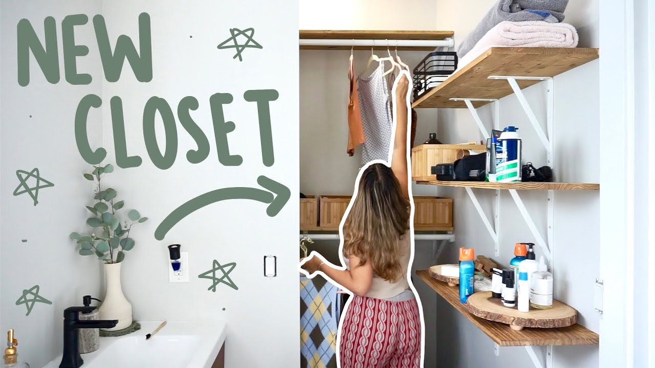 NEW CLOSET SETUP|| MOVING ALL MY CLOTHES - YouTube
