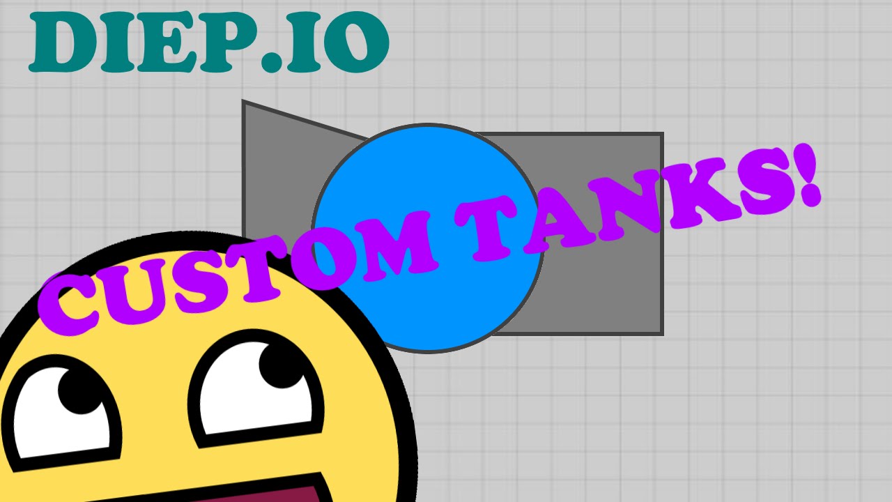 CUSTOM TANKS IN DIEP.IO - GIANT HYBRID!?!? | How to make your own Tank ...