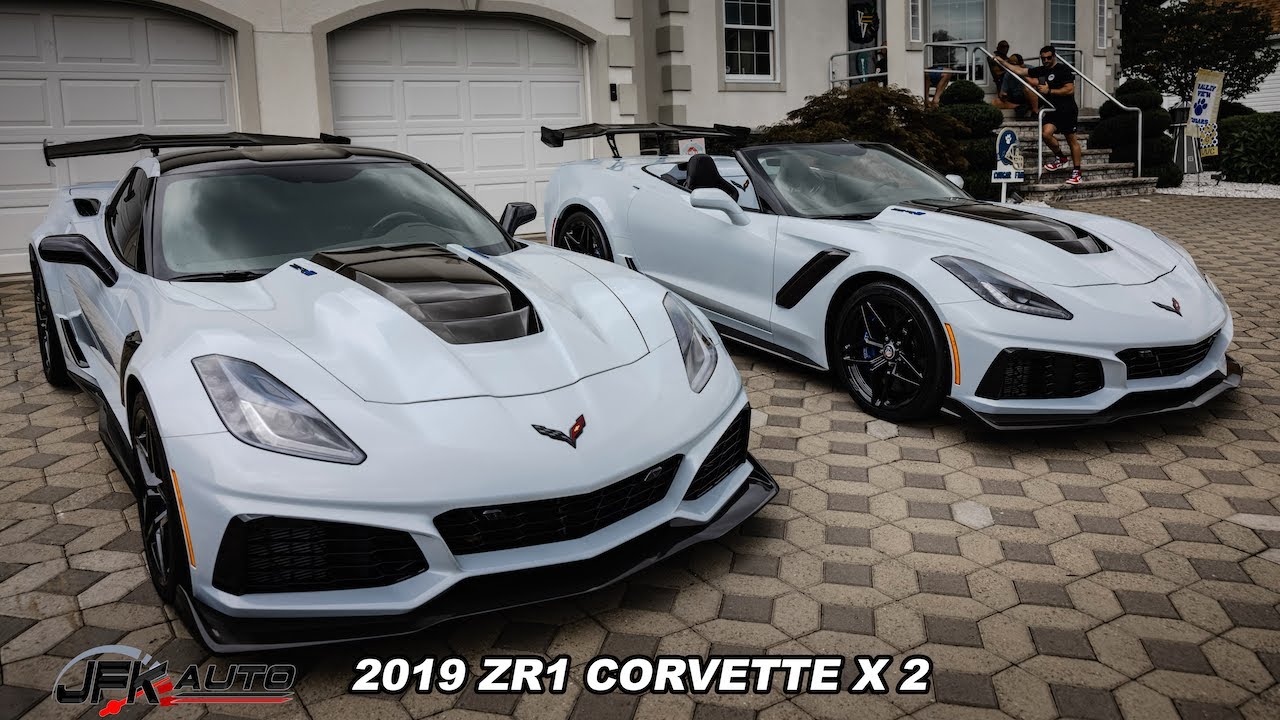 Twin 2019 ZR1 Corvettes! Cinematic - JFK Auto - YouTube