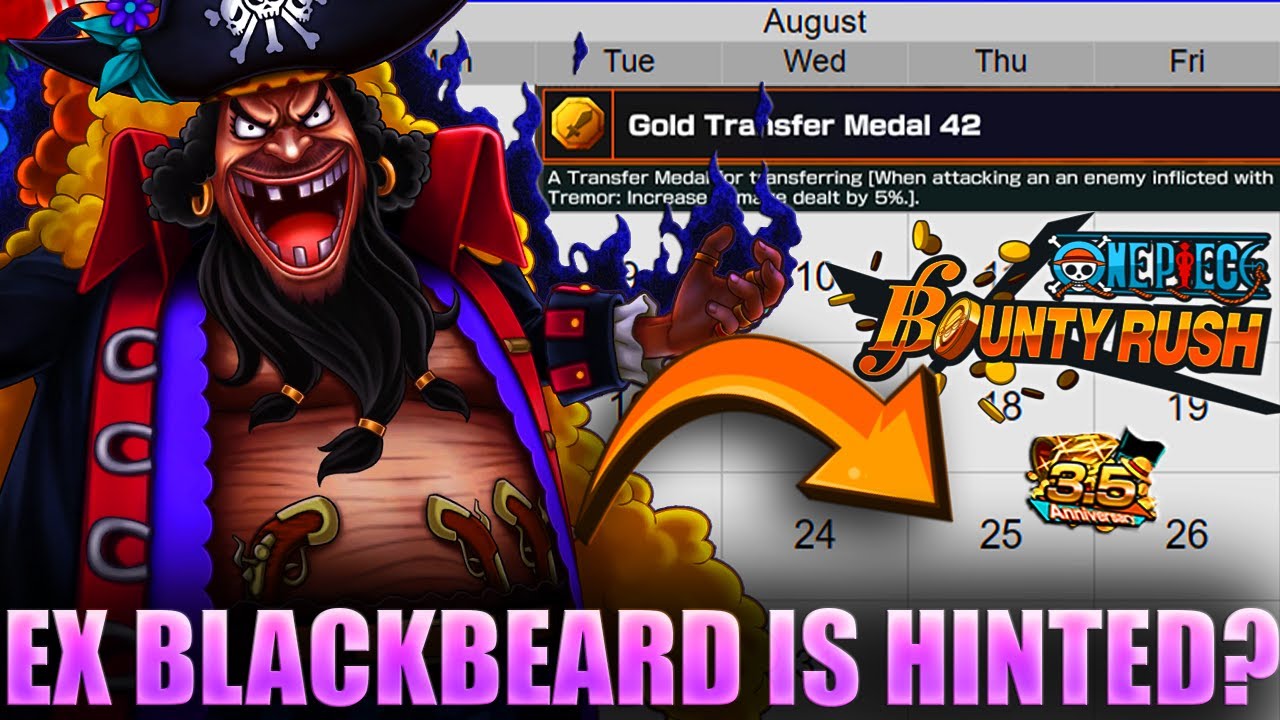 EX V2 BLACKBEARD HINTED WITH STRONG EVIDENCE FOR AUGUST 25TH ...