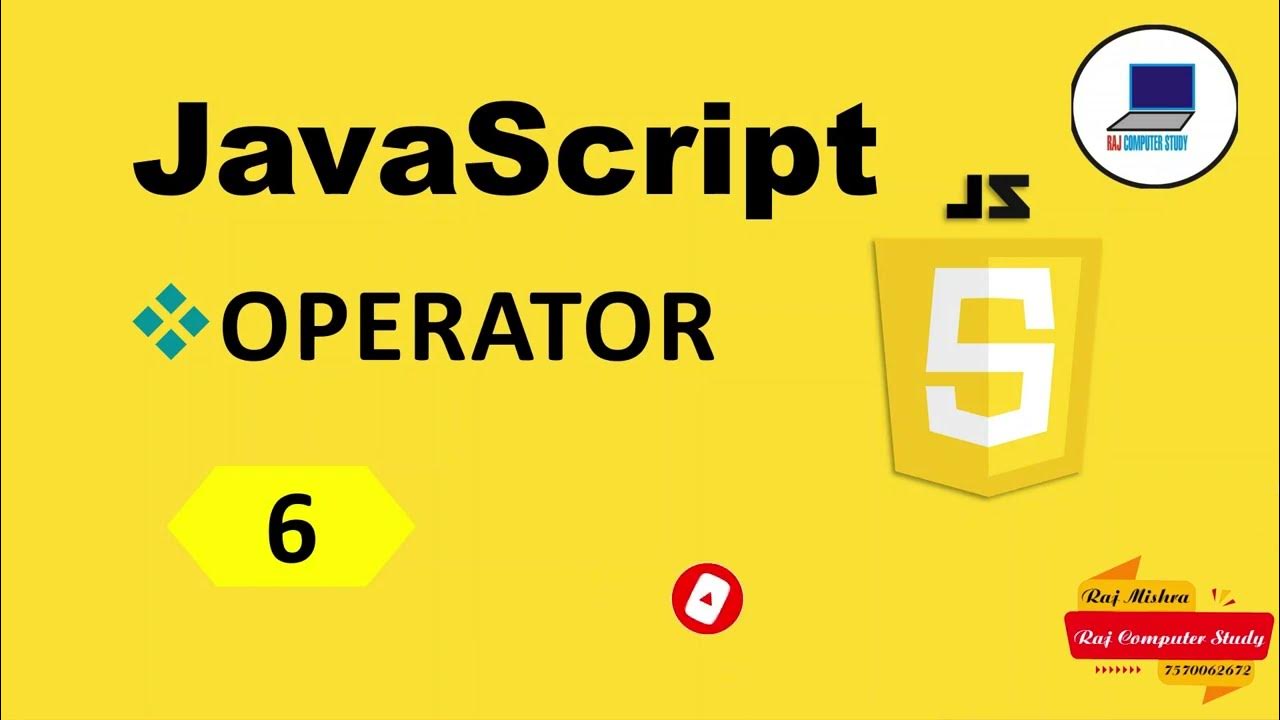 Javascript Operator Part Part 6 O Level M2 R51 Full Tutorial In Hindi Web Designing In