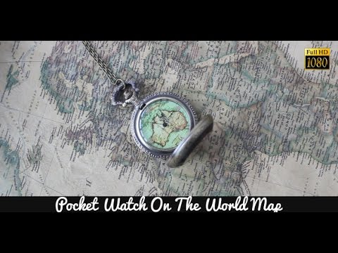 HD Stock Footage - Pocket Watches On The World Map 2 - YouTube
