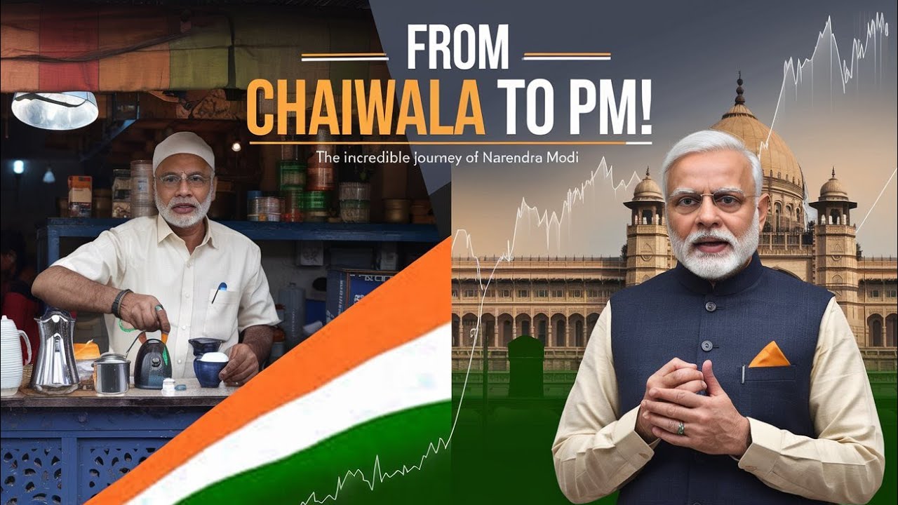 From Chaiwala to PM: The Incredible Journey of Narendra Modi" - YouTube