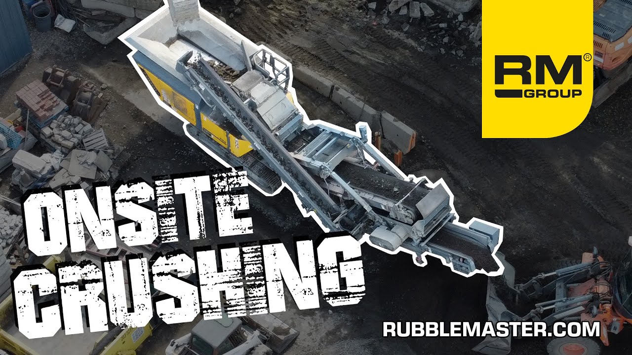 The Most Compact Professional Crusher | RUBBLE MASTER - YouTube