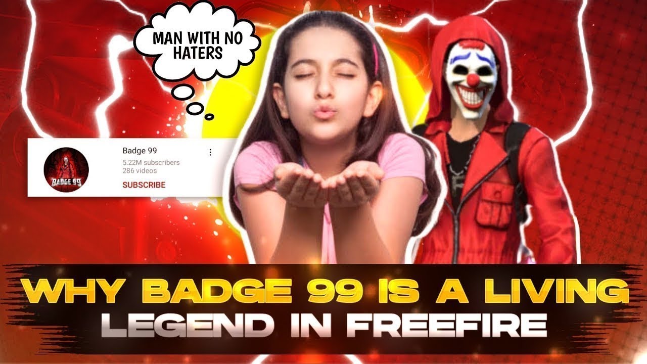 WHY BADGE 99 IS A LIVING LEGEND ? 😍 - GARENA FREE FIRE - YouTube