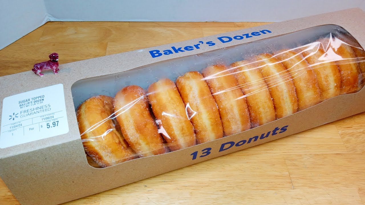 Unboxin Doxin - Walmart Baker's Dozen Sugar Topped Donuts 13 Count ...