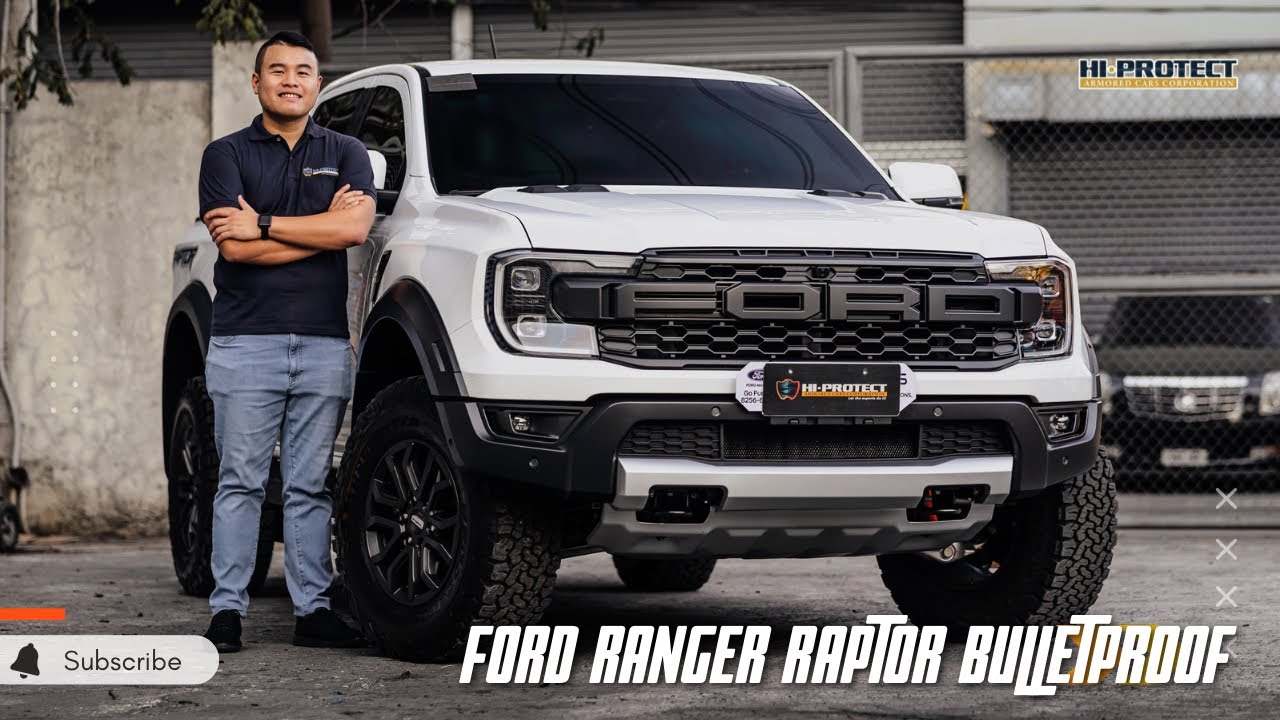 Ford Ranger Raptor 2024 Bulletproof Level B6 - YouTube