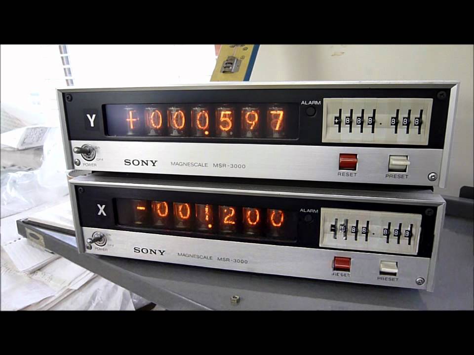 SONY MAGNESCALE MSR-3000 - YouTube