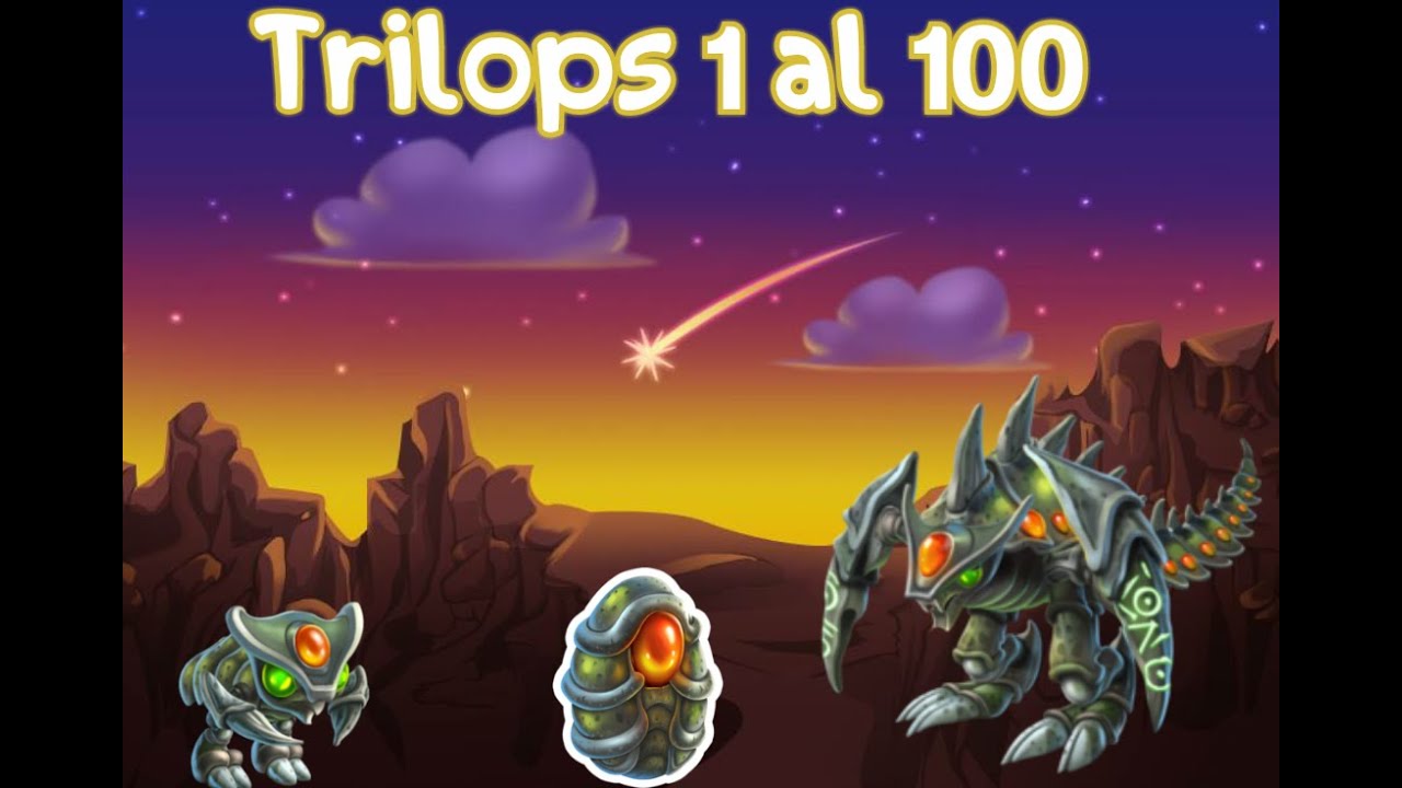 Monster Legends Trilops ( 1 al 100) + PVP - YouTube