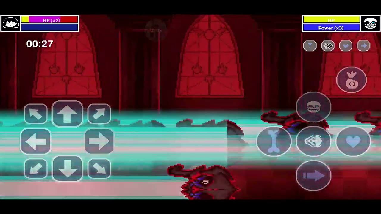 bonetale: error sans vs core frisk - YouTube