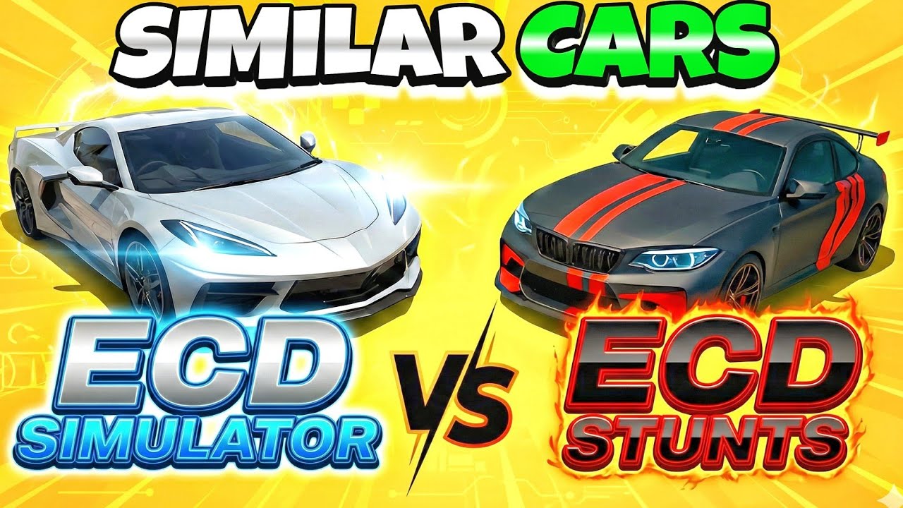 Similar Cars in ECD Simulator & ECD Stunts😱 - YouTube