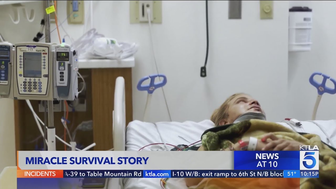 Woman shares harrowing tale of survival after falling 200 feet off ...