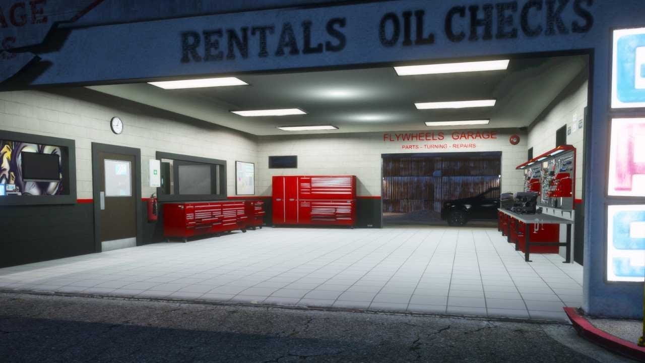 Gta 5 fivem flywheel mechanic shop mlo | Fivem Mods | Interior & map ...