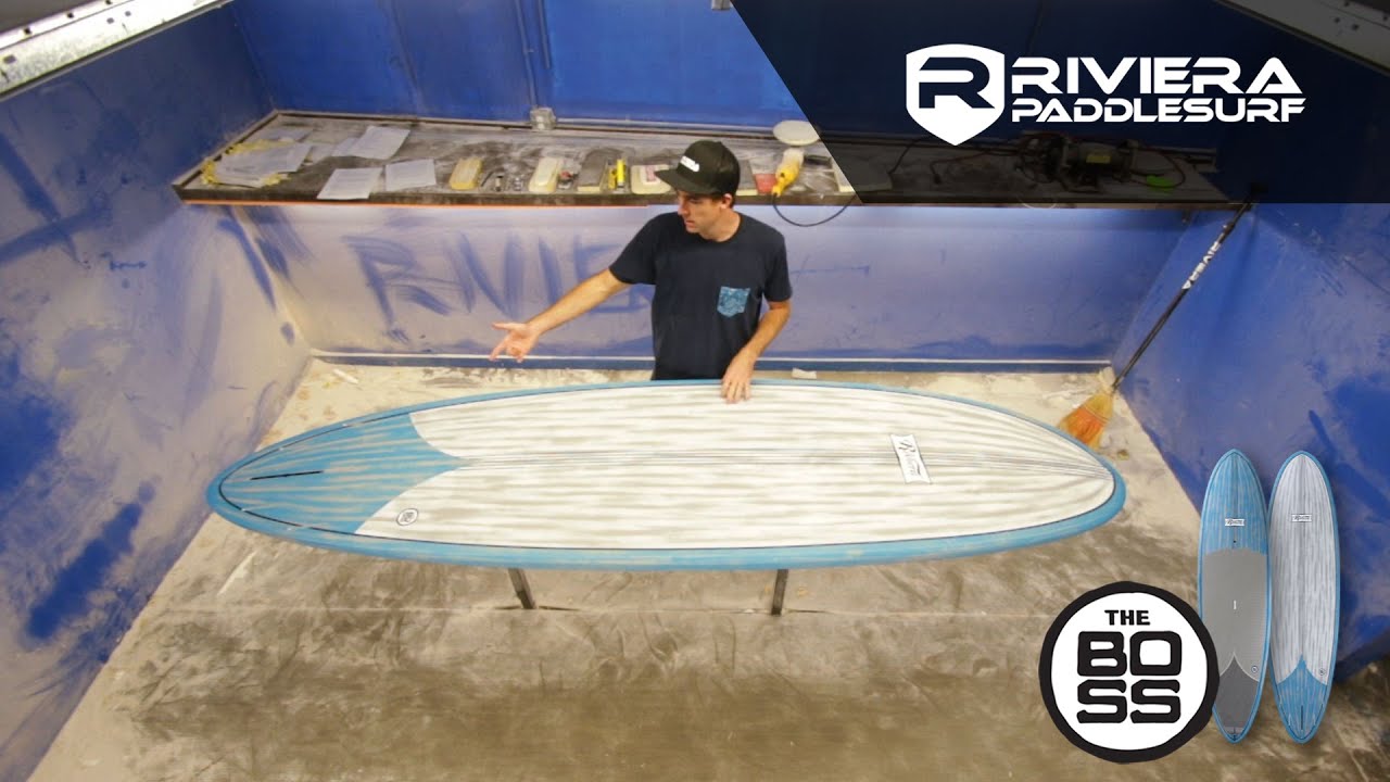 The BOSS - Longboard SUP Surfboard - Riviera Paddlesurf - 2016 - YouTube