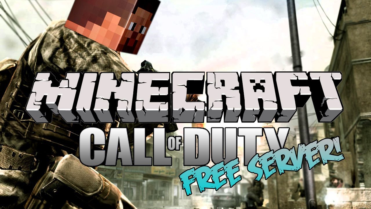 CALL OF DUTY IN MINECRAFT?! Free Minecraft Server! - YouTube