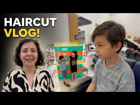Annemle çocukları kuaför ve berbere getirdik biraz da alışveriş yaptık VLOG