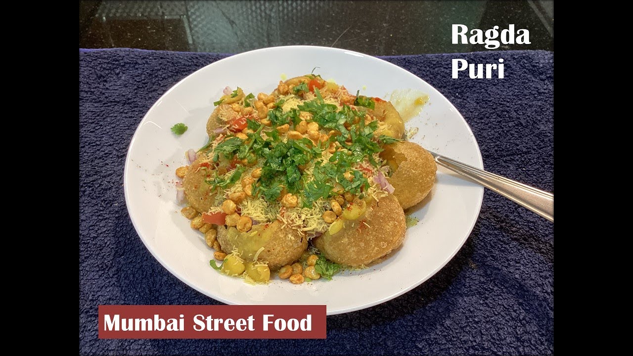 Ragda Puri Recipe I Street Style Ragda Chaat I Mumbai Street Food I Vid ...